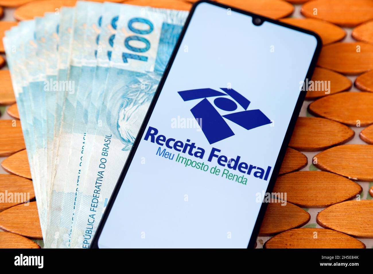 Minas Gerais, Brazil - April 19, 2021: smartphone cell phone screen ...