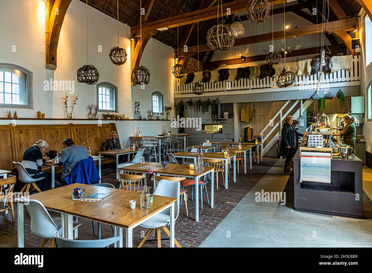 The restaurant belongs to the castle. Doorwerth Castle houses three ...