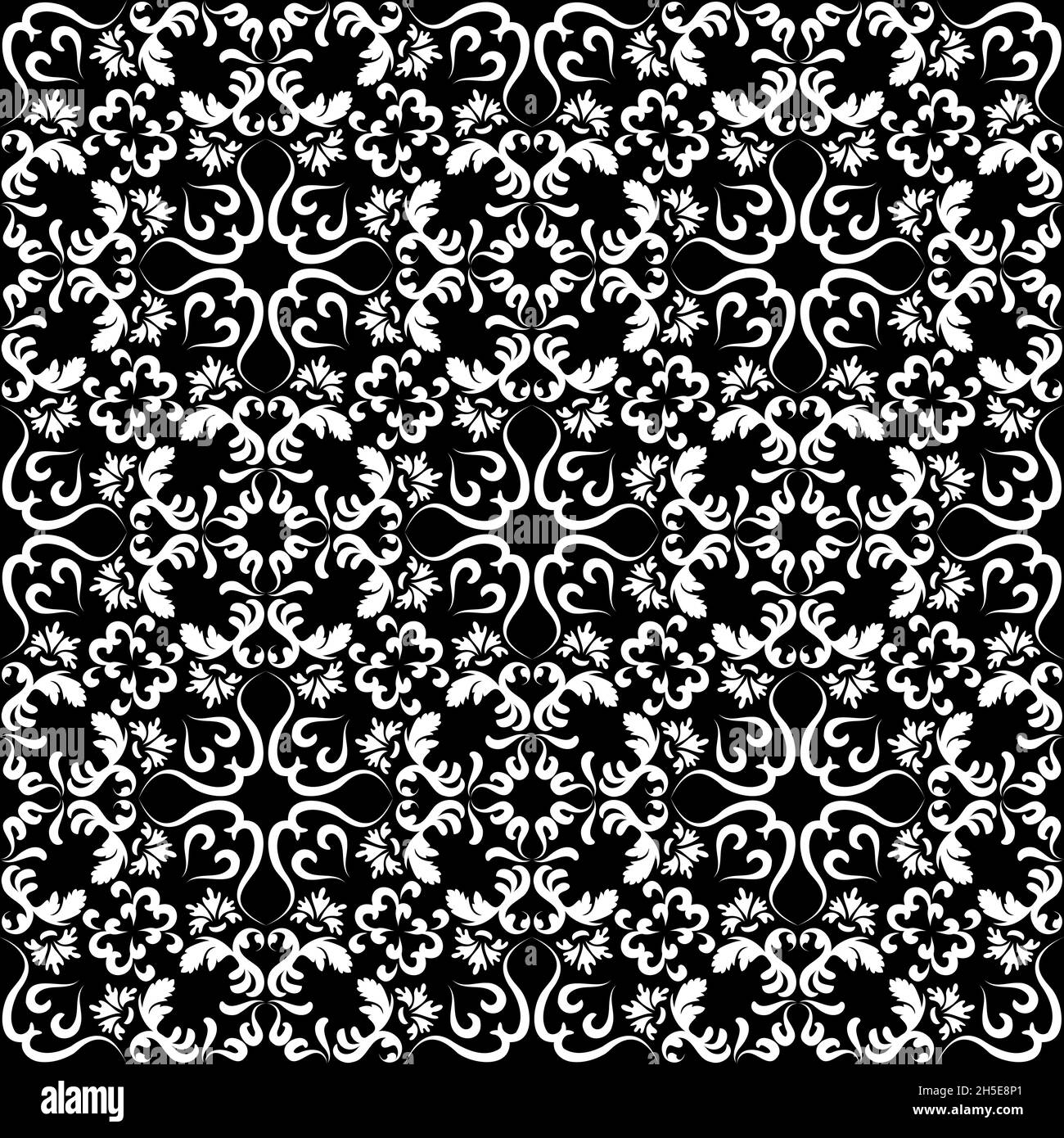Seamless Pattern Of Antique