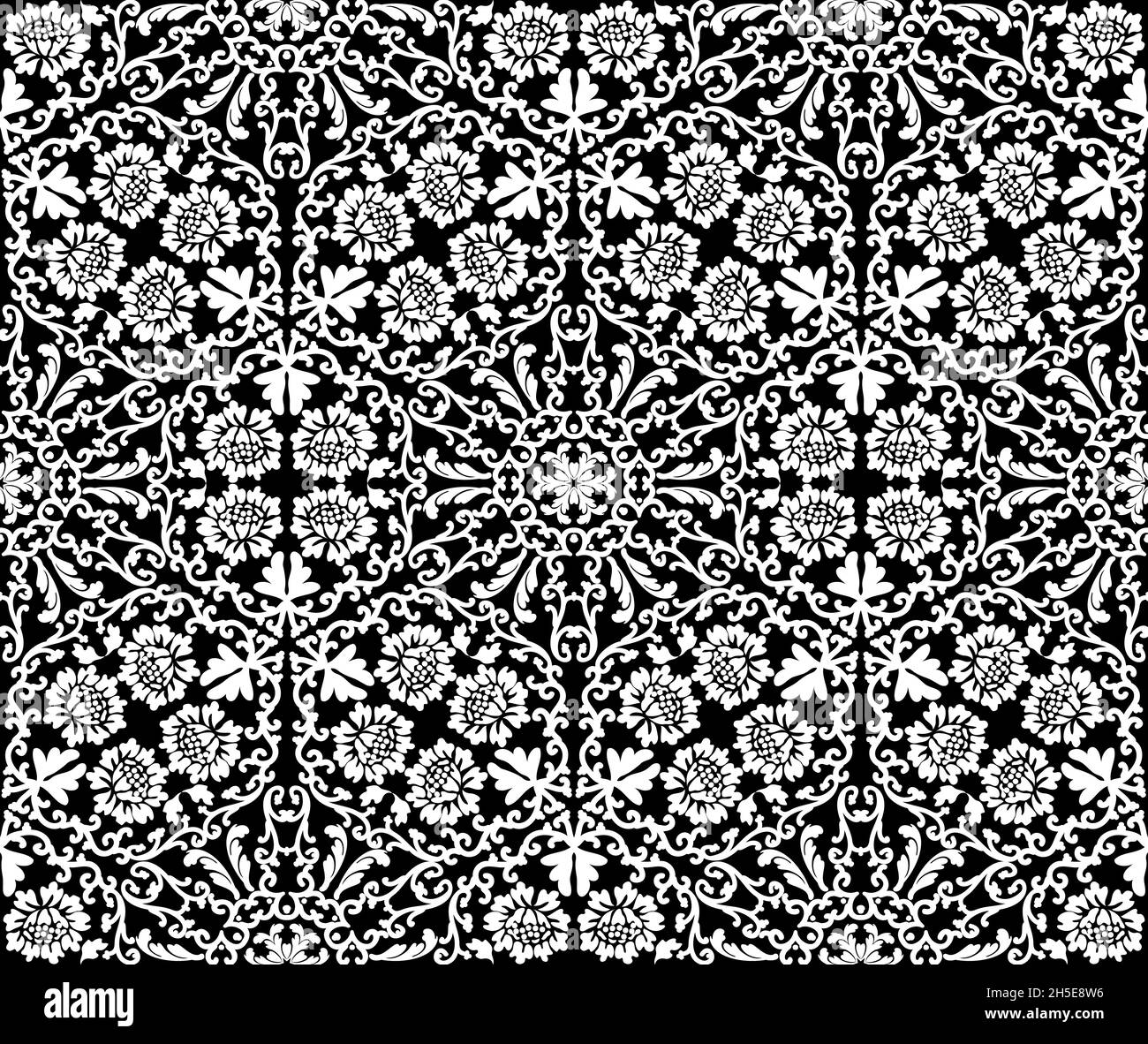 White silk lace Stock Vector Images - Alamy