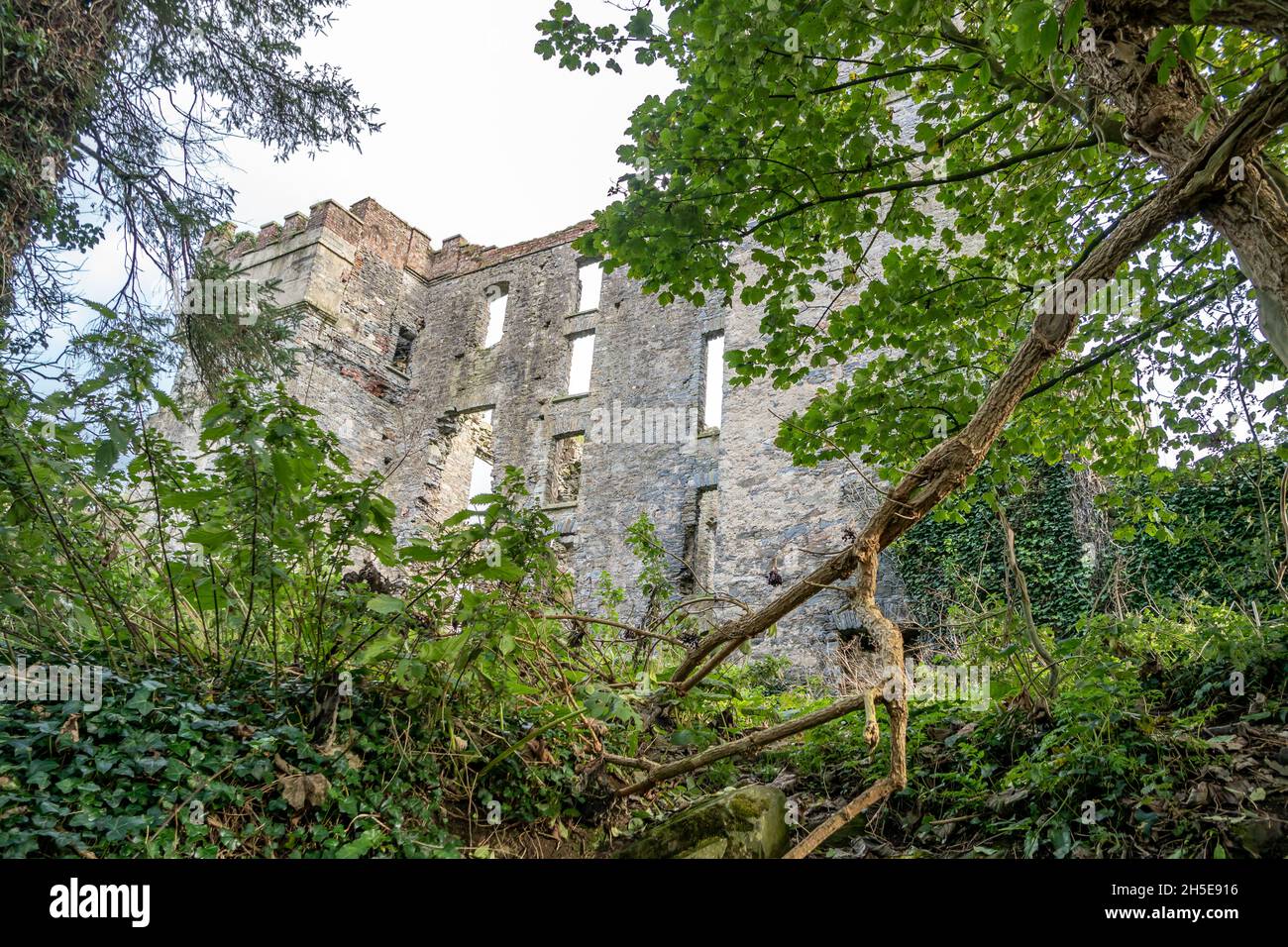 The remains of Raphoe castle in County Donegal - Ireland Stock Photo ...