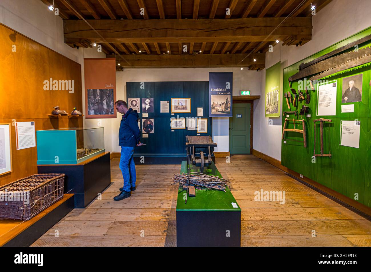 Doorwerth Castle houses three museums. Doorwerth, Netherlands. The ...