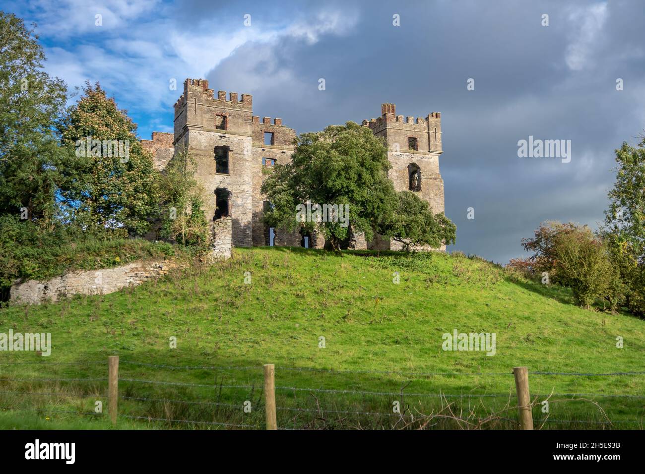 The remains of Raphoe castle in County Donegal - Ireland Stock Photo ...