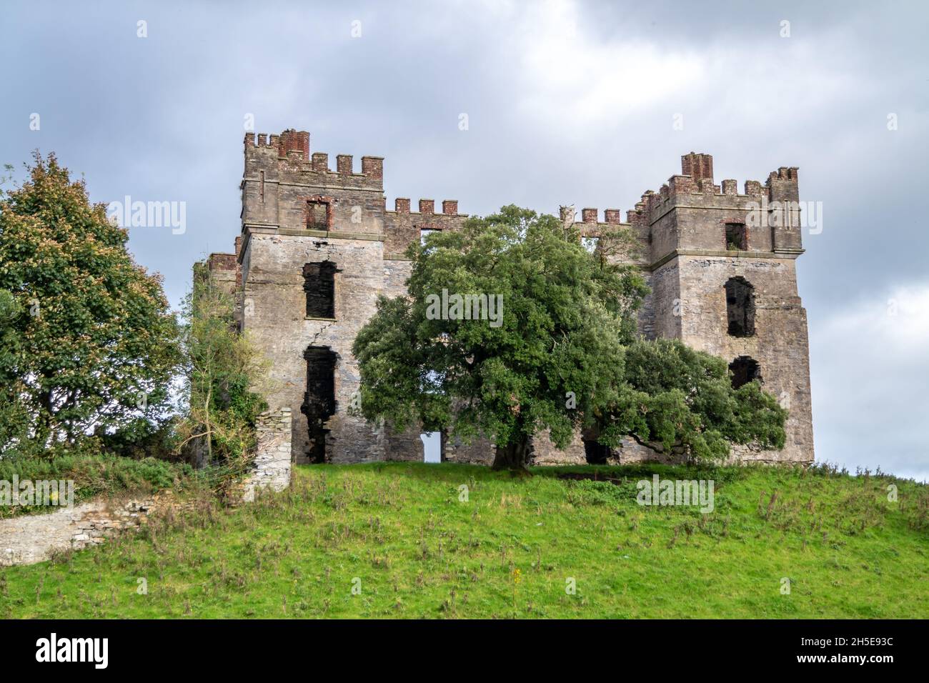 The remains of Raphoe castle in County Donegal - Ireland Stock Photo ...