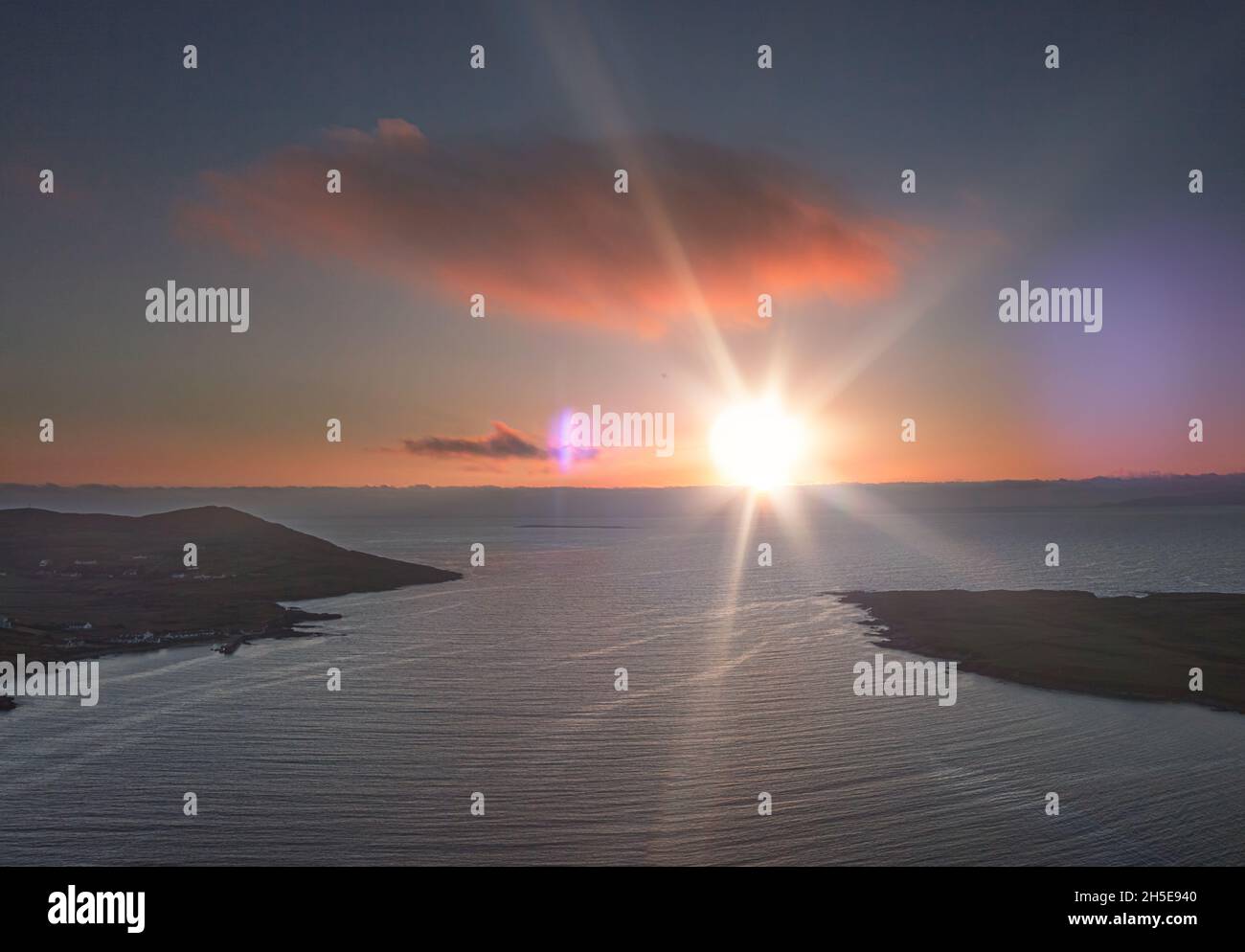 Beautiful sunset portnoo narin beach hi-res stock photography and ...