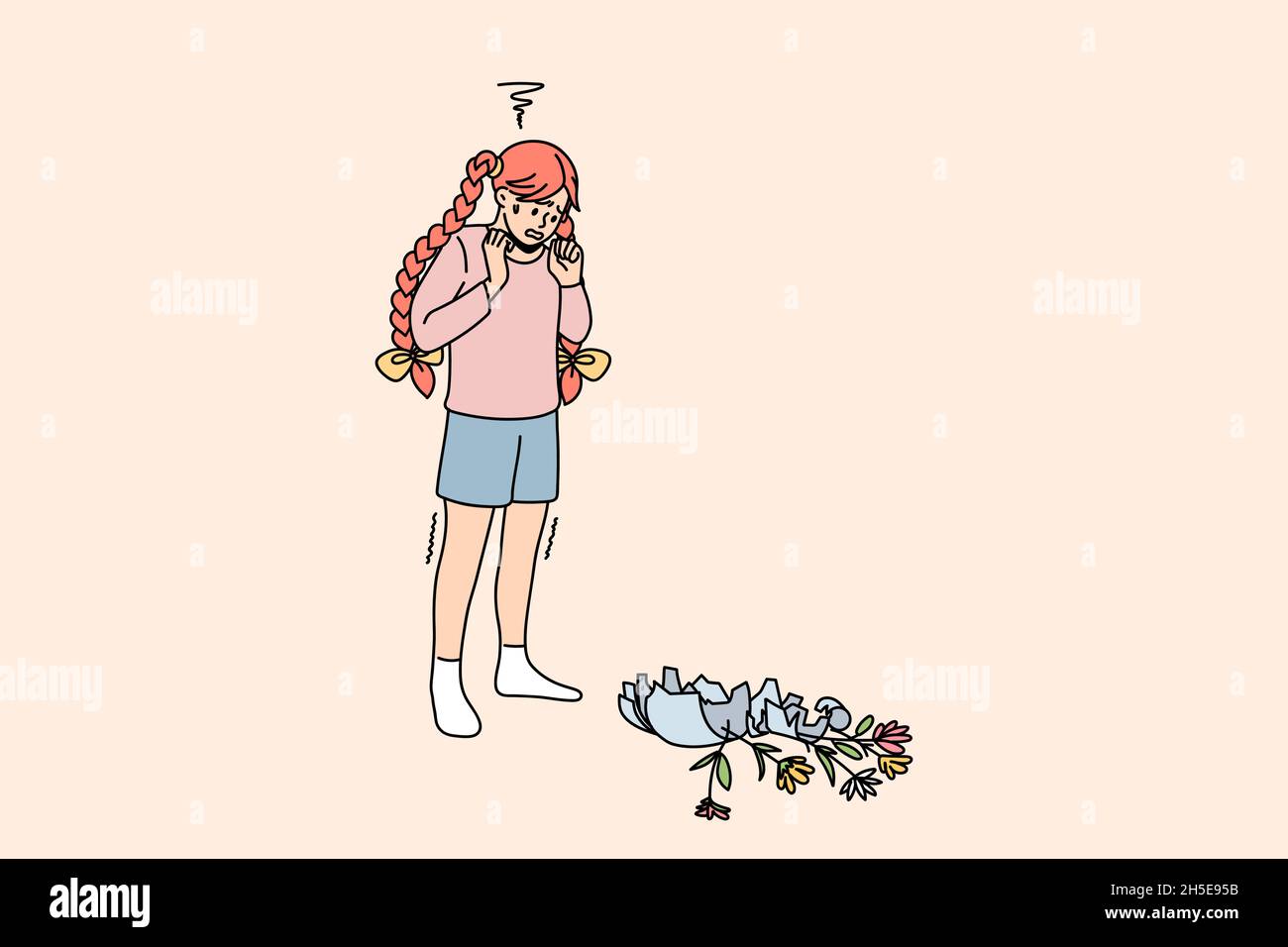 Child broken vase hi-res stock photography and images - Alamy