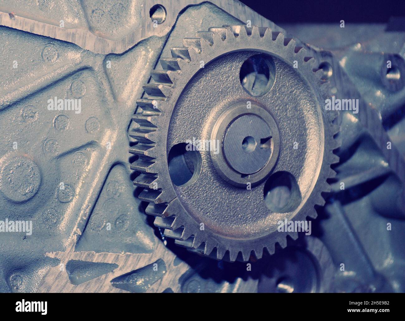 Steel gears from engine hi-res stock photography and images - Alamy
