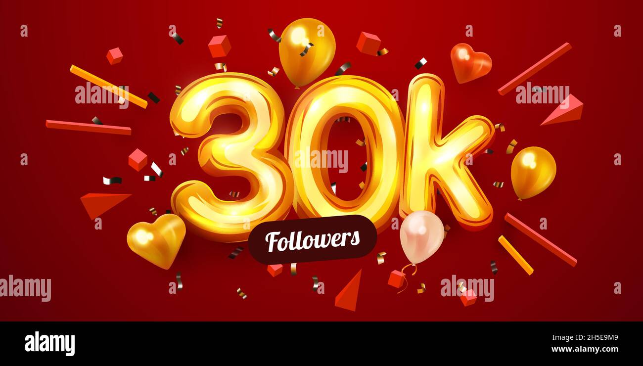 30k follower hi-res stock photography and images - Alamy