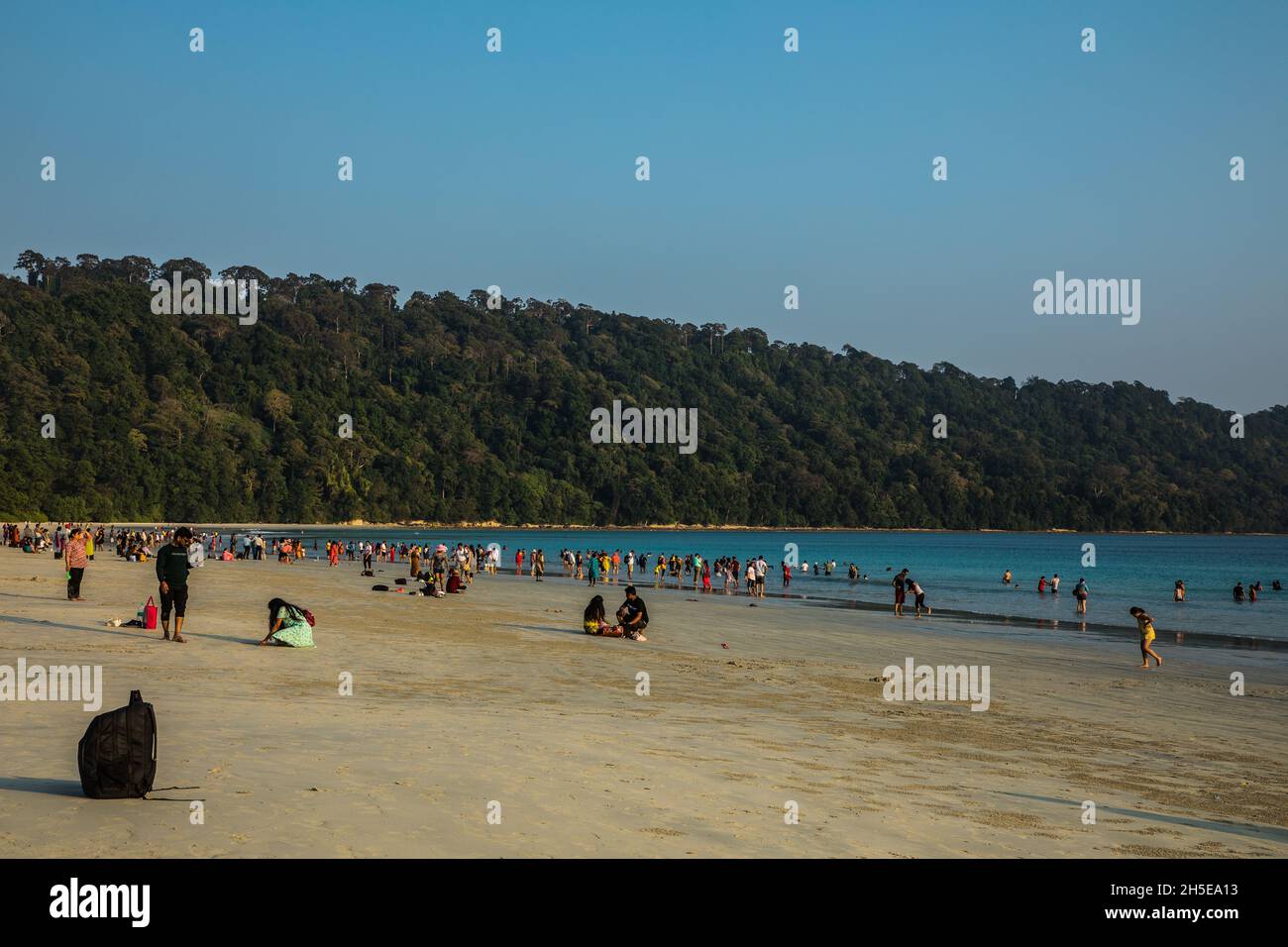 Radhanagar beach Andaman Nicobar India Stock Photo - Alamy