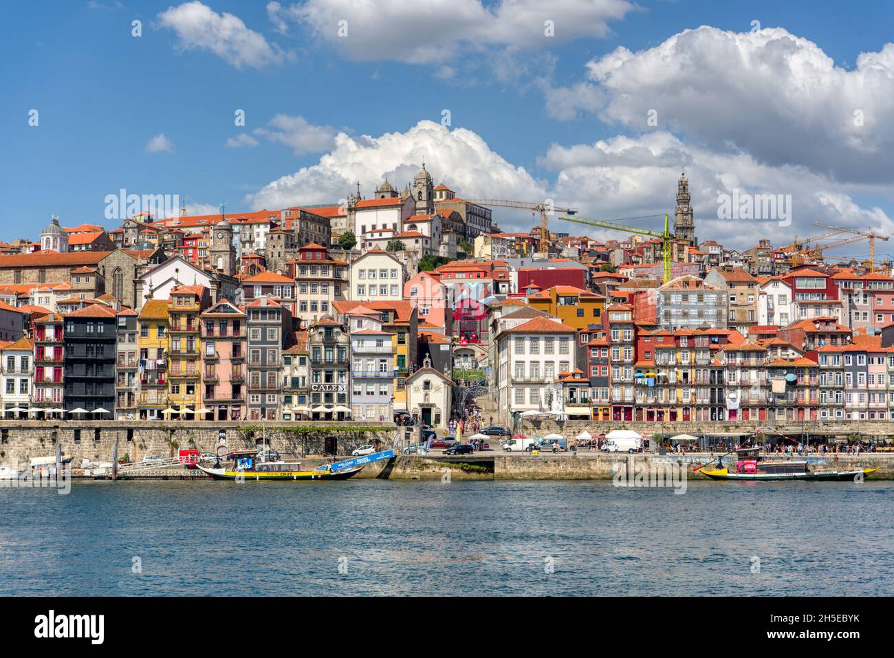 Porto, Portugal - 15th September 2019: View of Porto's famous and ...