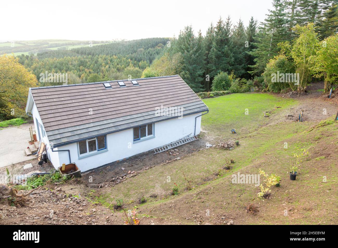 Rural Farm cottage, High Bickington, Devon , England, United Kingdom ...