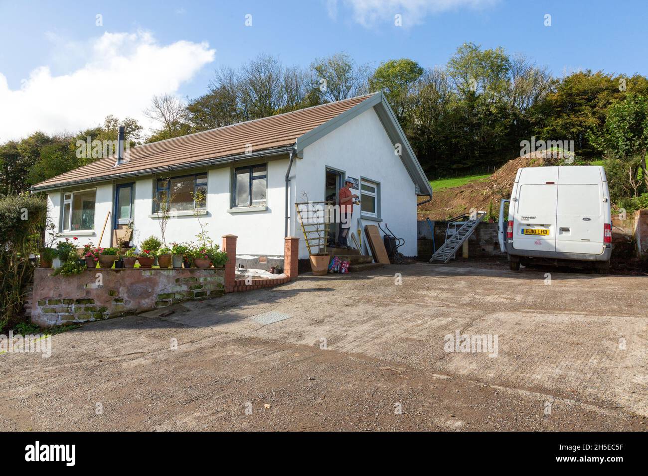Rural Farm cottage, High Bickington, Devon , England, United Kingdom ...