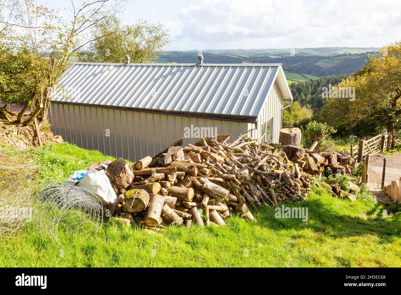 Rural Farm cottage, High Bickington, Devon , England, United Kingdom ...