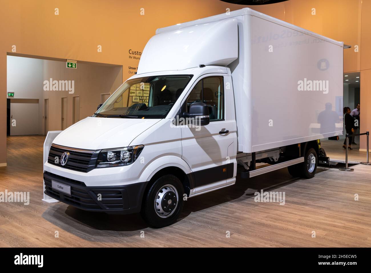 Volkswagen Crafter commercial van showcased at the Hannover IAA ...