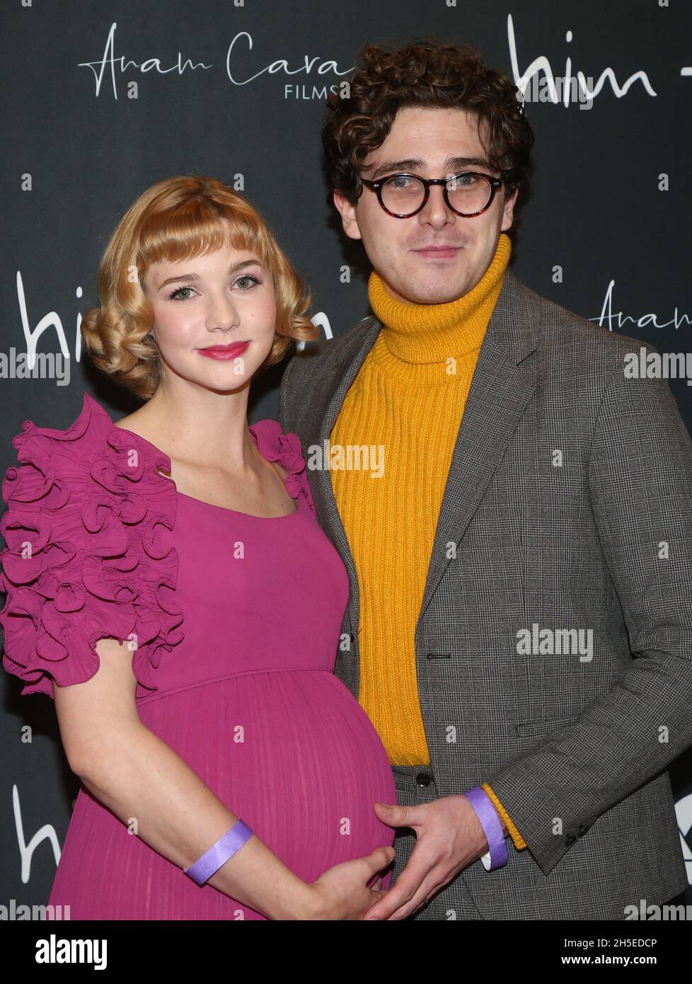 Los Angeles, Ca. 8th Nov, 2021. Cristina Spruell, Zachary Poole, at the ...