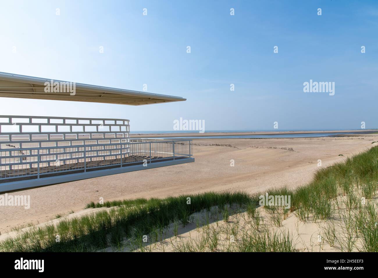 Oudeschild, Texel, The Netherlands-June 2021; Panoramic view of a ...