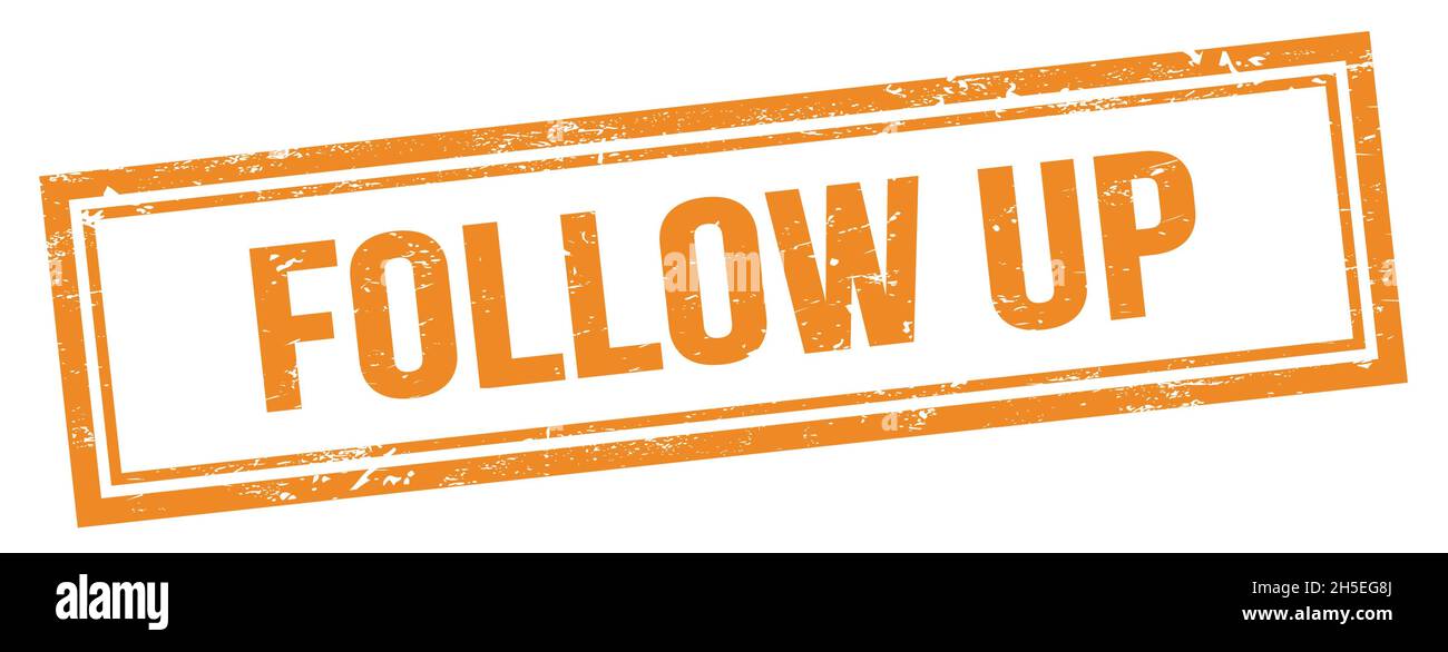 Follow Up Stamp Cut Out Stock Images & Pictures - Alamy