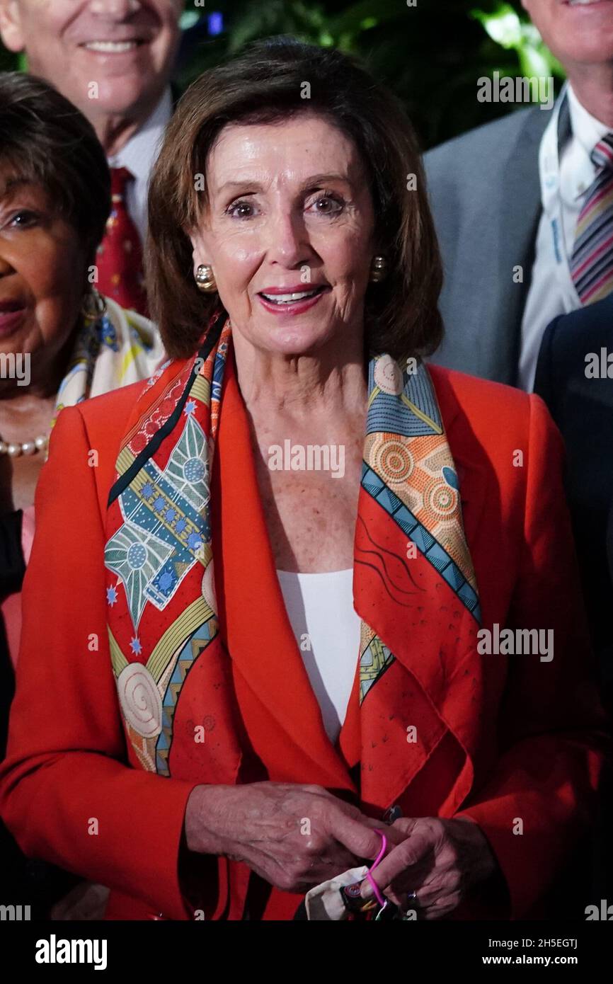 Speaker of the House of Representatives, Nancy Pelosi, attends the ...