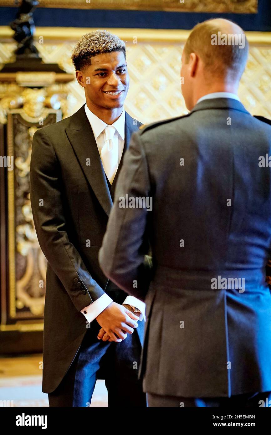 Marcus rashford mbe hi-res stock photography and images - Alamy