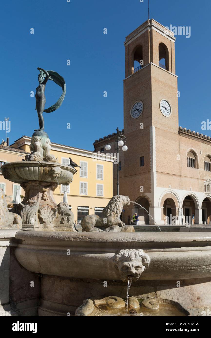 Old Town, Piazza XX Settembre square, Fortune Fountain , Palazzo del ...