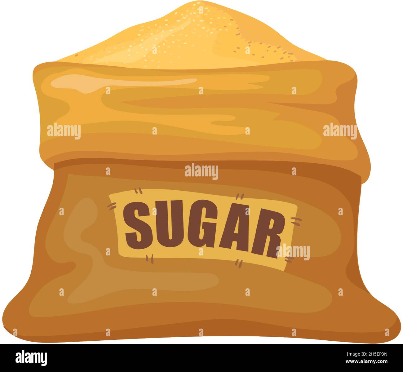 Milled sugar Stock Vector Images - Alamy