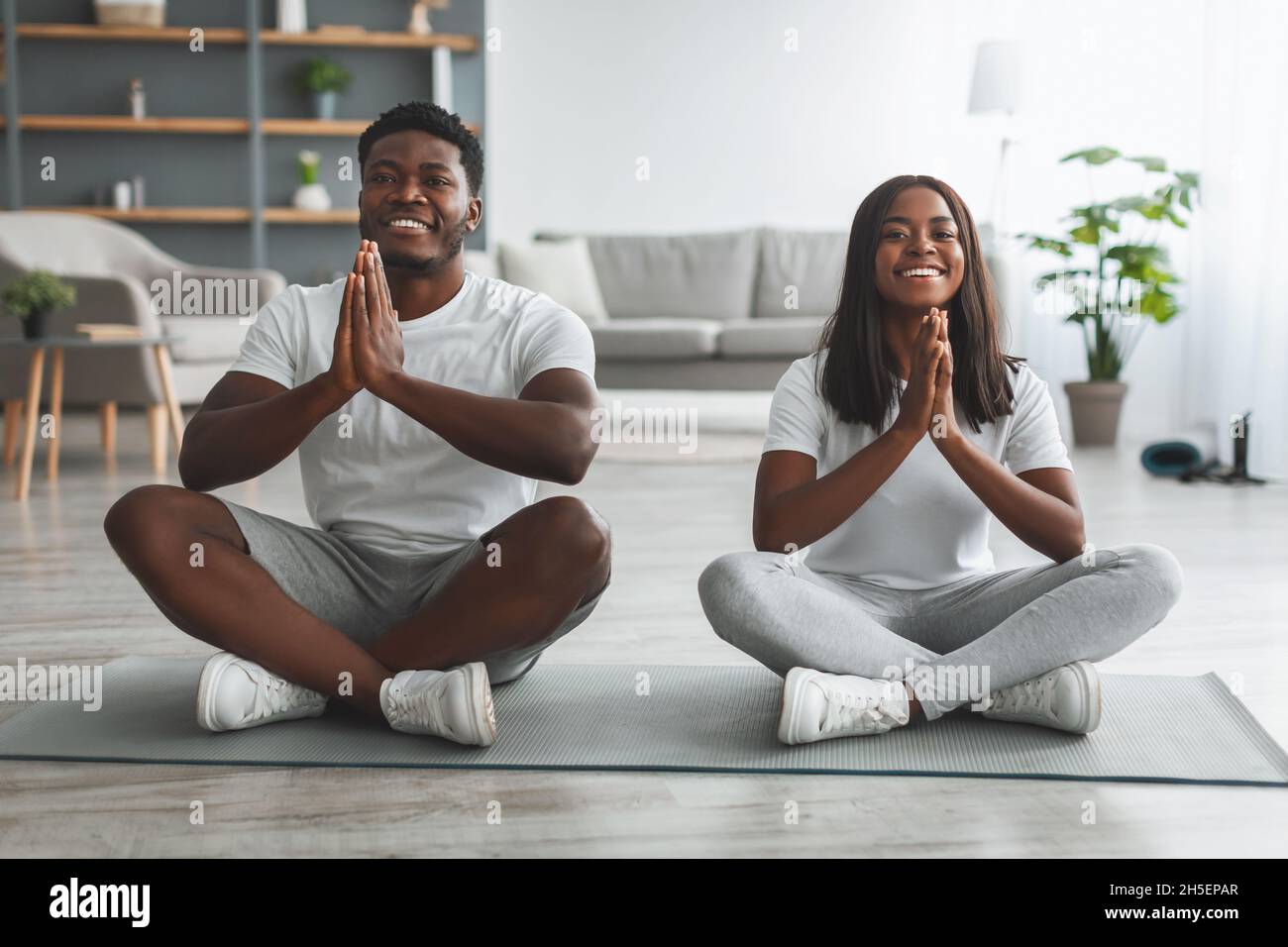 African American Couple Praying Together