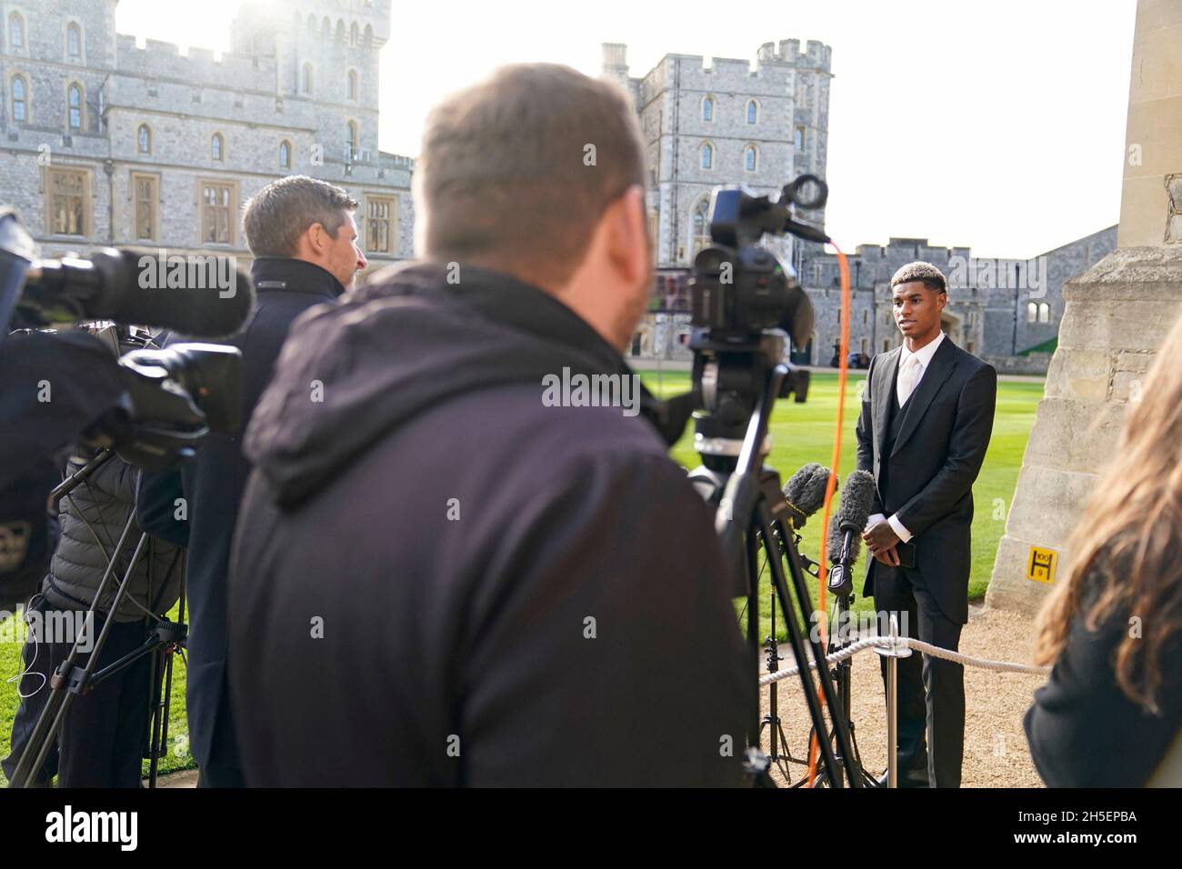 Marcus rashford mbe hi-res stock photography and images - Alamy