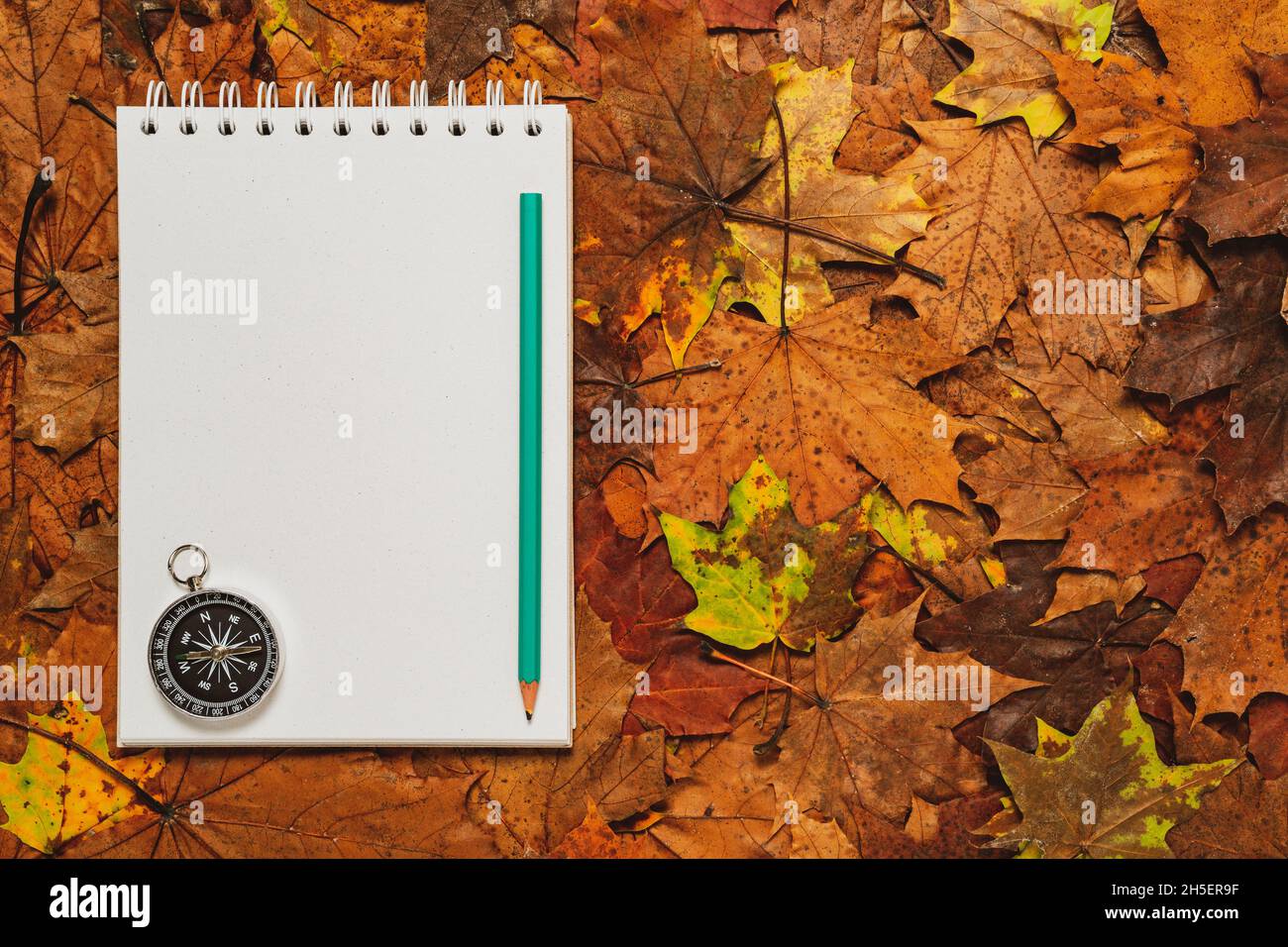 Travel plan, trip vacation, tourism mockup. Blank spiral notepad with ...