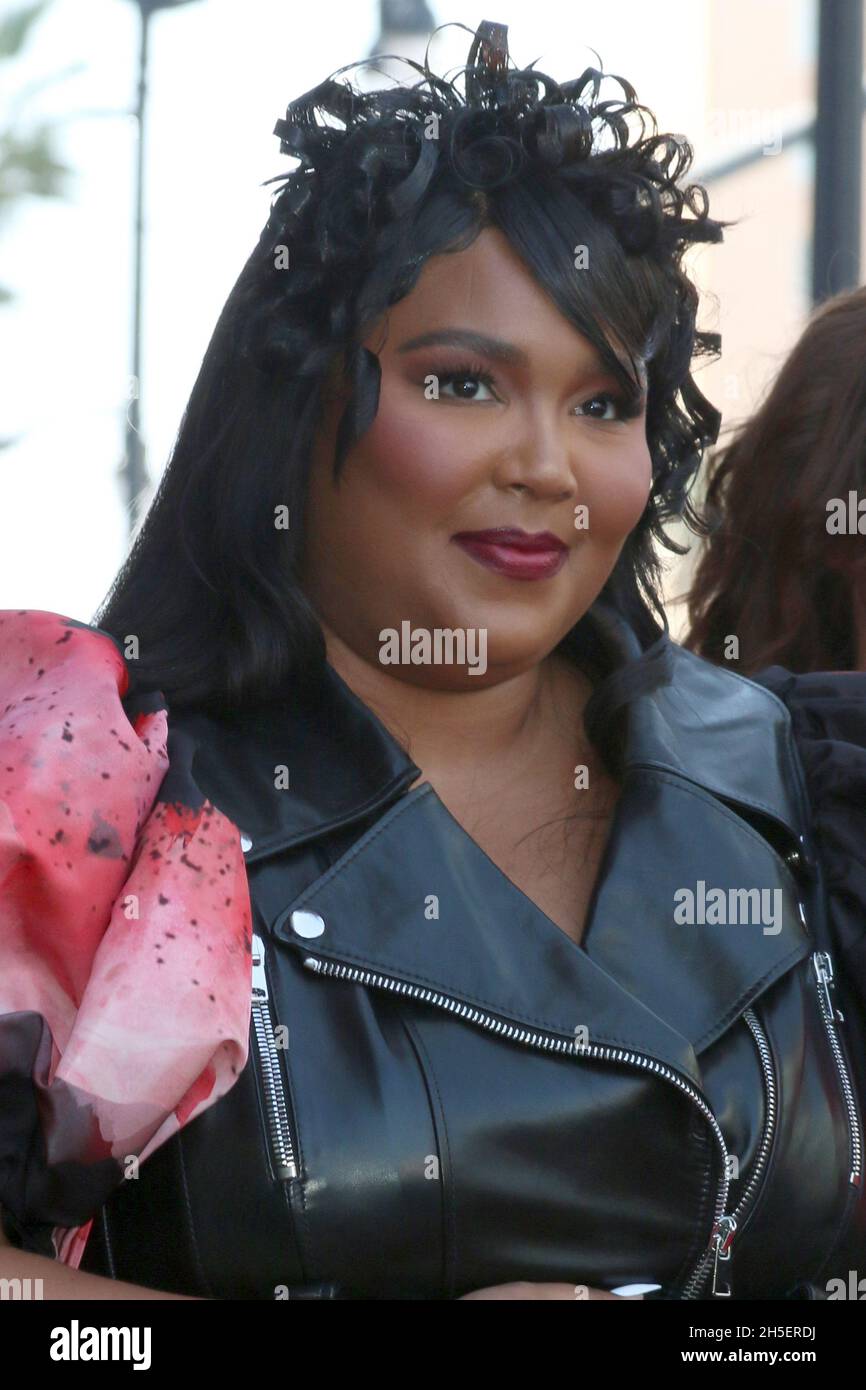 Los Angeles, USA. 08th Nov, 2021. Lizzo at the Missy Elliott Star ...