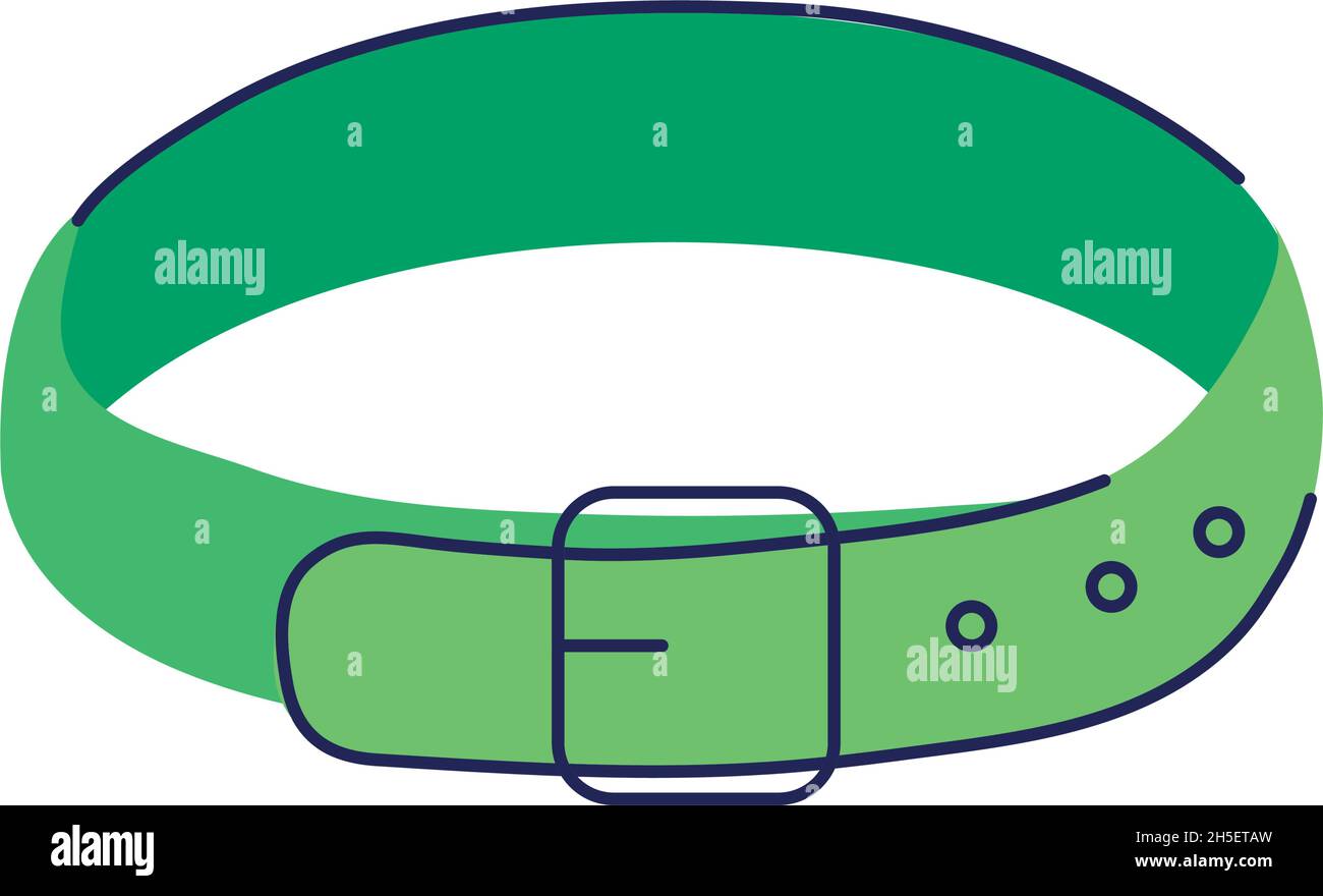 Dog leather belt icon Stock Vector Images - Alamy