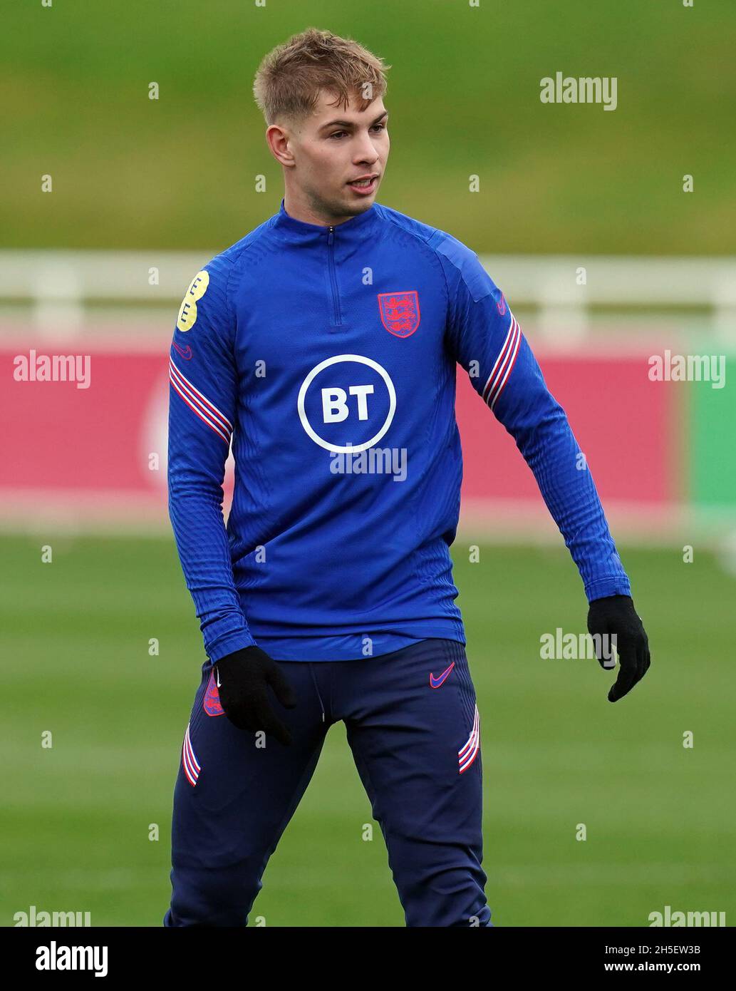 England's Emile Smith Rowe during a training session at St George's ...