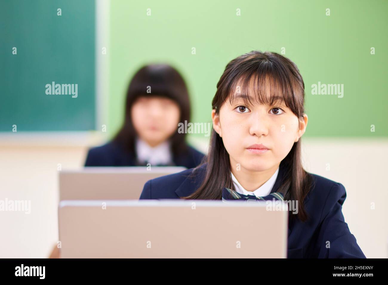 Japanese school students in the classroom Stock Photo - Alamy
