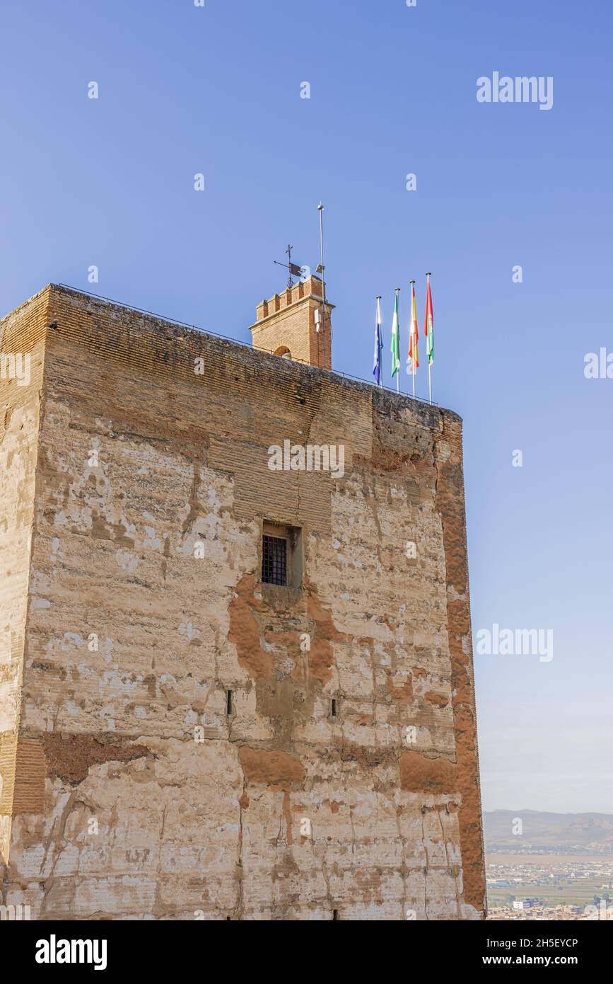 Standing at the base of the candle tower, also called Torre de la Vela ...