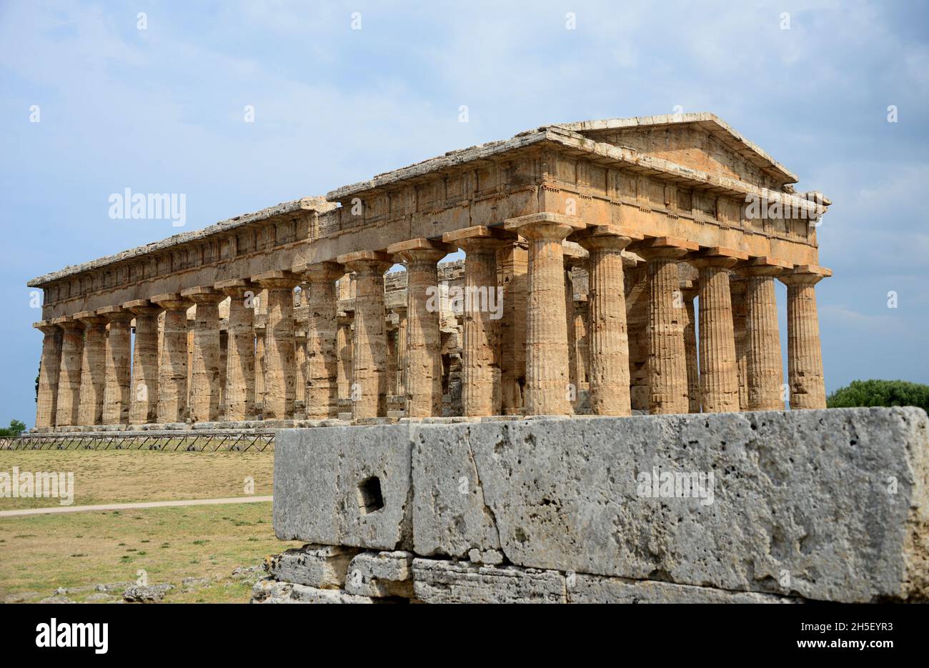 Temple of Neptune-Paestum, an ancient city of Magna Graecia called by ...