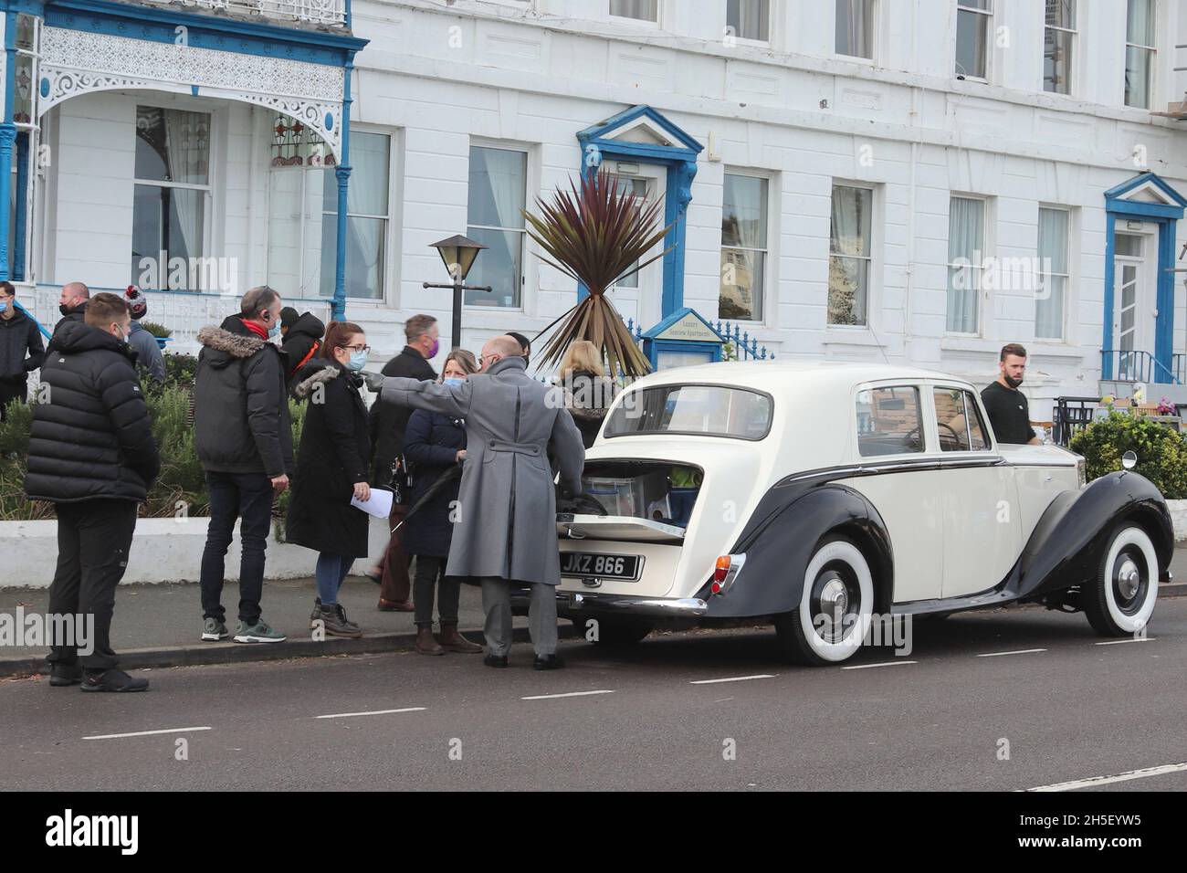 Steve Coogan Llandudno, North Wales 9 November 2021. Actor Steve Coogan ...