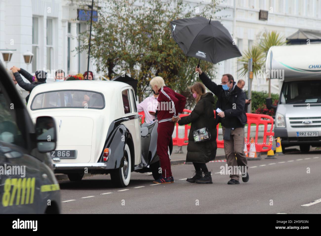Steve Coogan Llandudno, North Wales 9 November 2021. Actor Steve Coogan ...