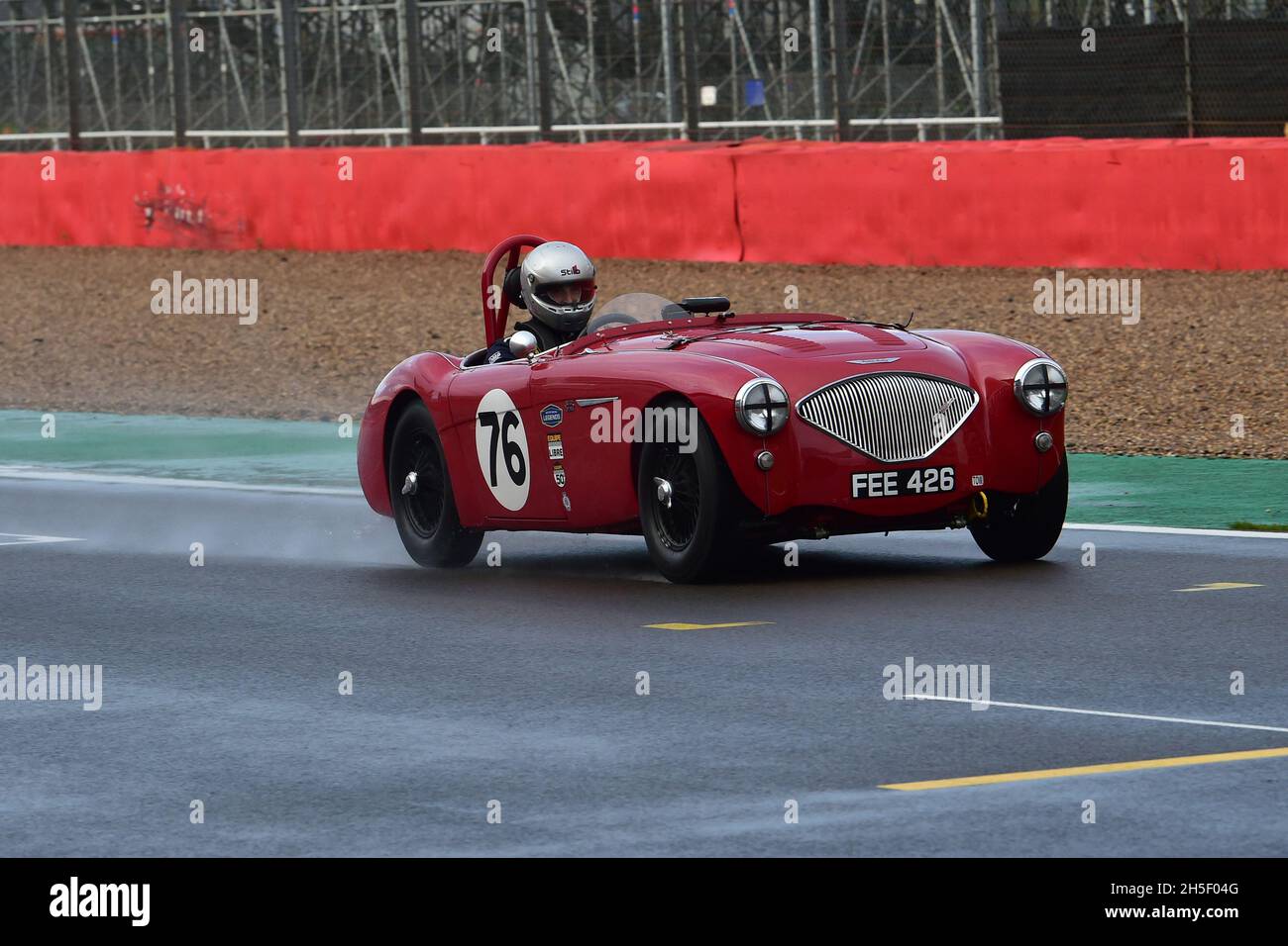 Nathan Harrison, Oliver Harris, Austin Healey 100/4, RAC Woodcote ...