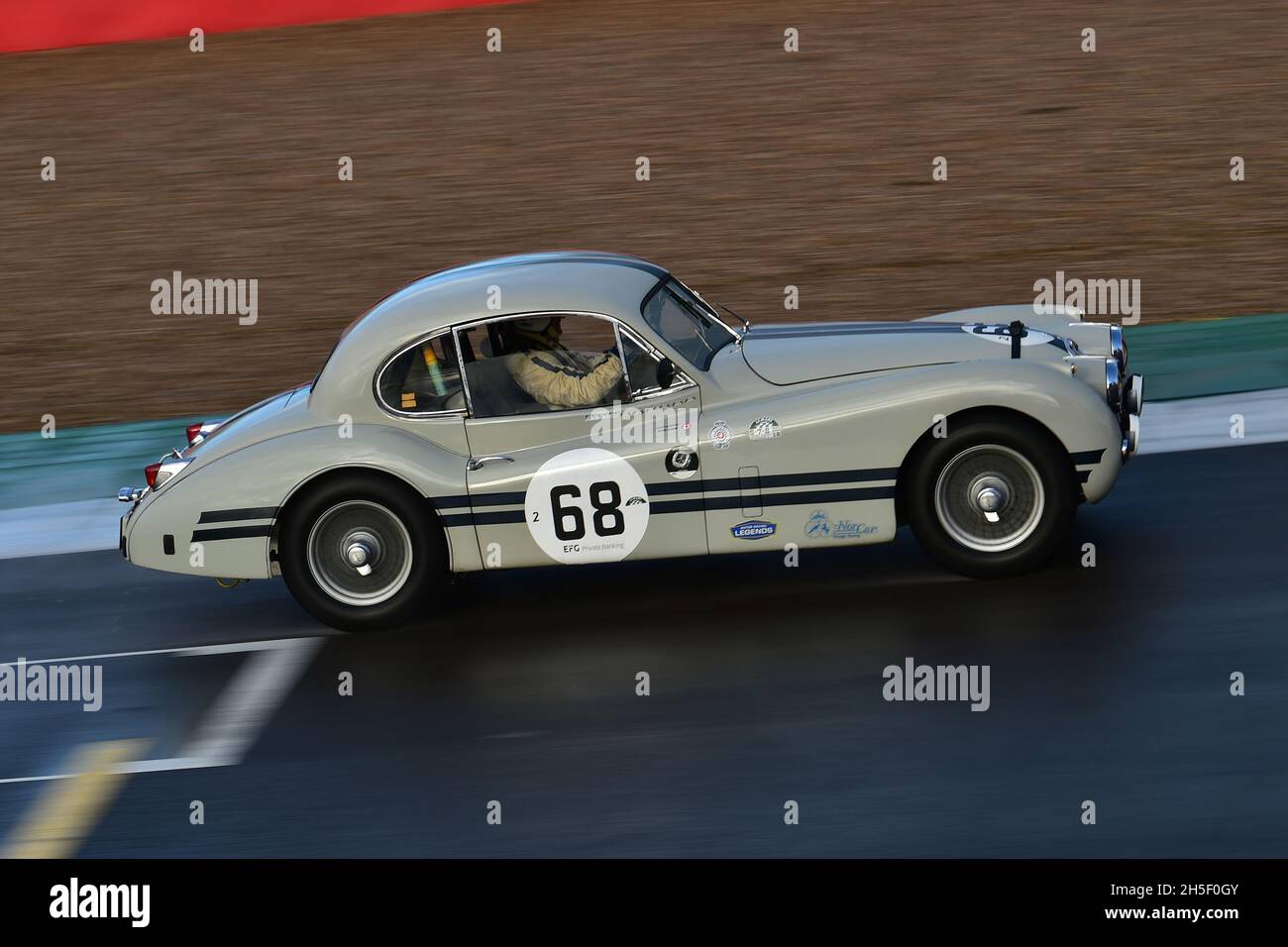 Marc Gordon, Read Gomm, Jaguar XK140, RAC Woodcote Trophy for sports ...