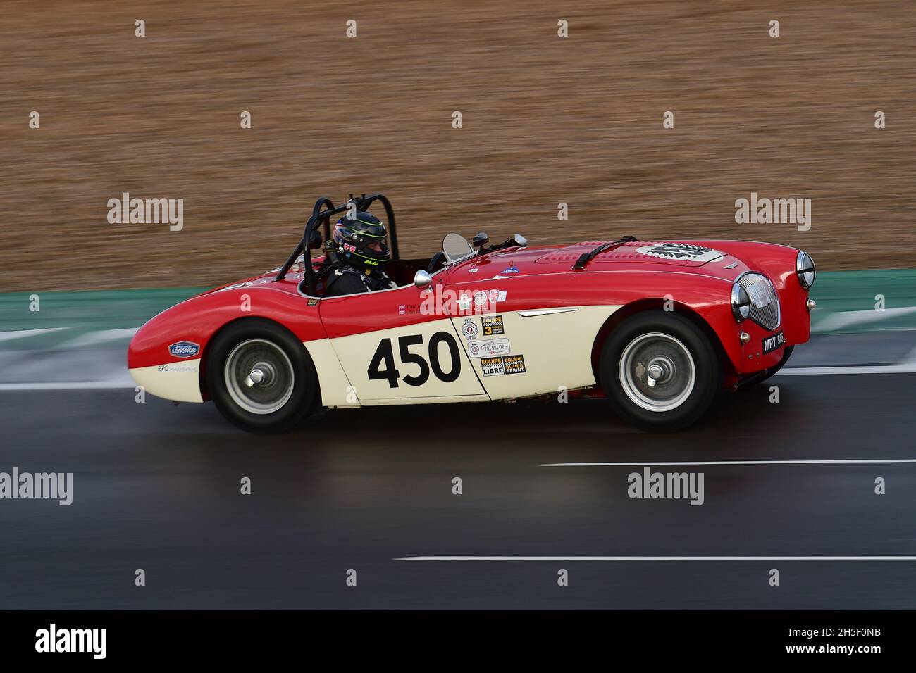 Jonathan Mortimer, Paul Mortimer, Austin Healey 100/4, RAC Woodcote ...