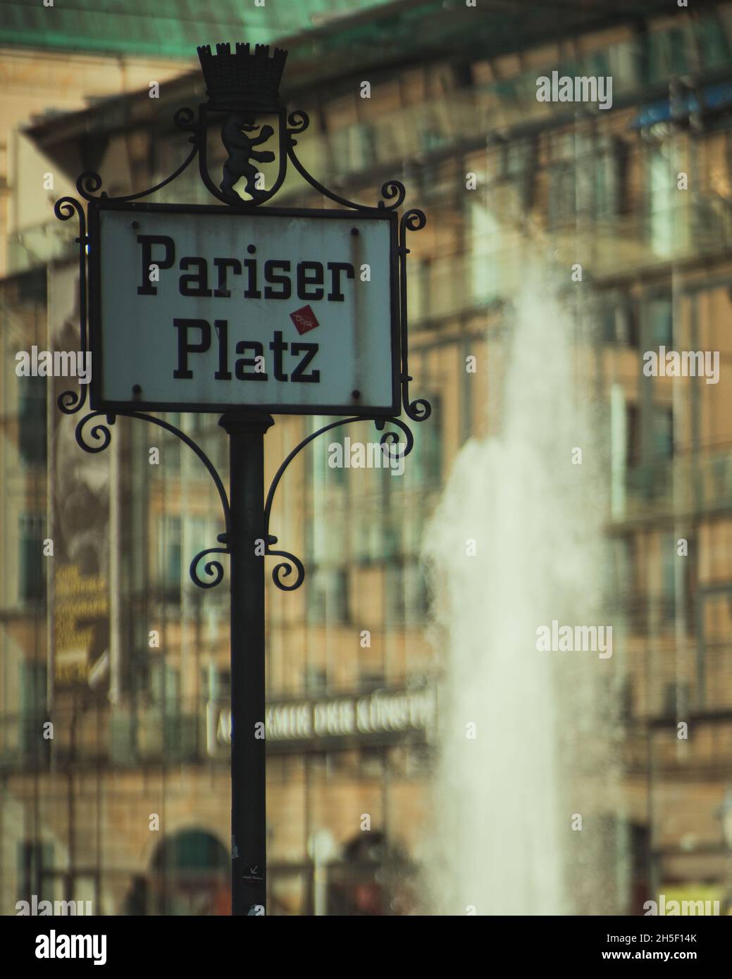 Sign of Pariser Platz Berlin, Germany Stock Photo - Alamy