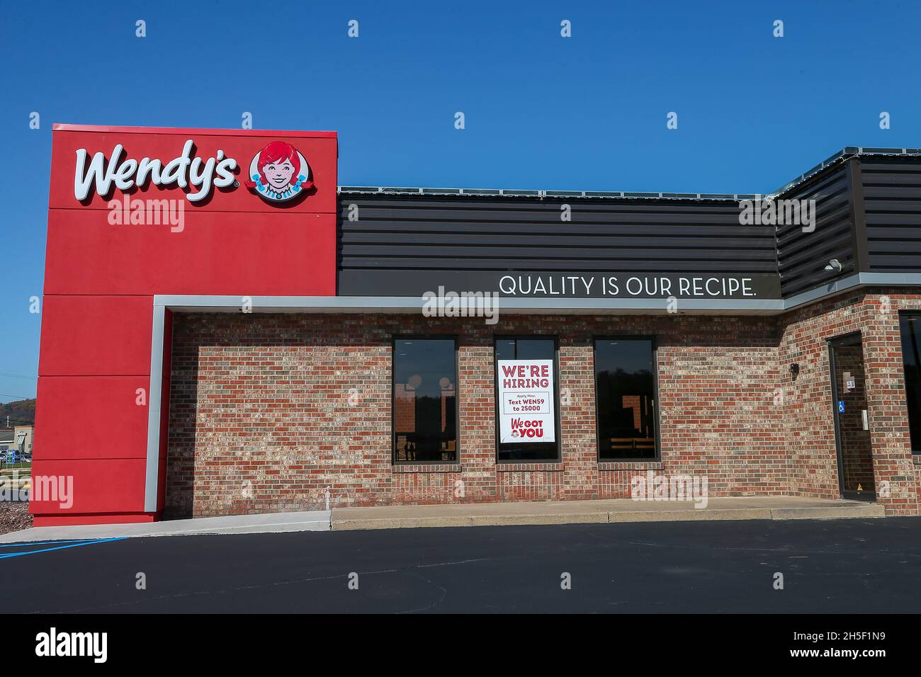 Fast food window posters hi-res stock photography and images - Alamy