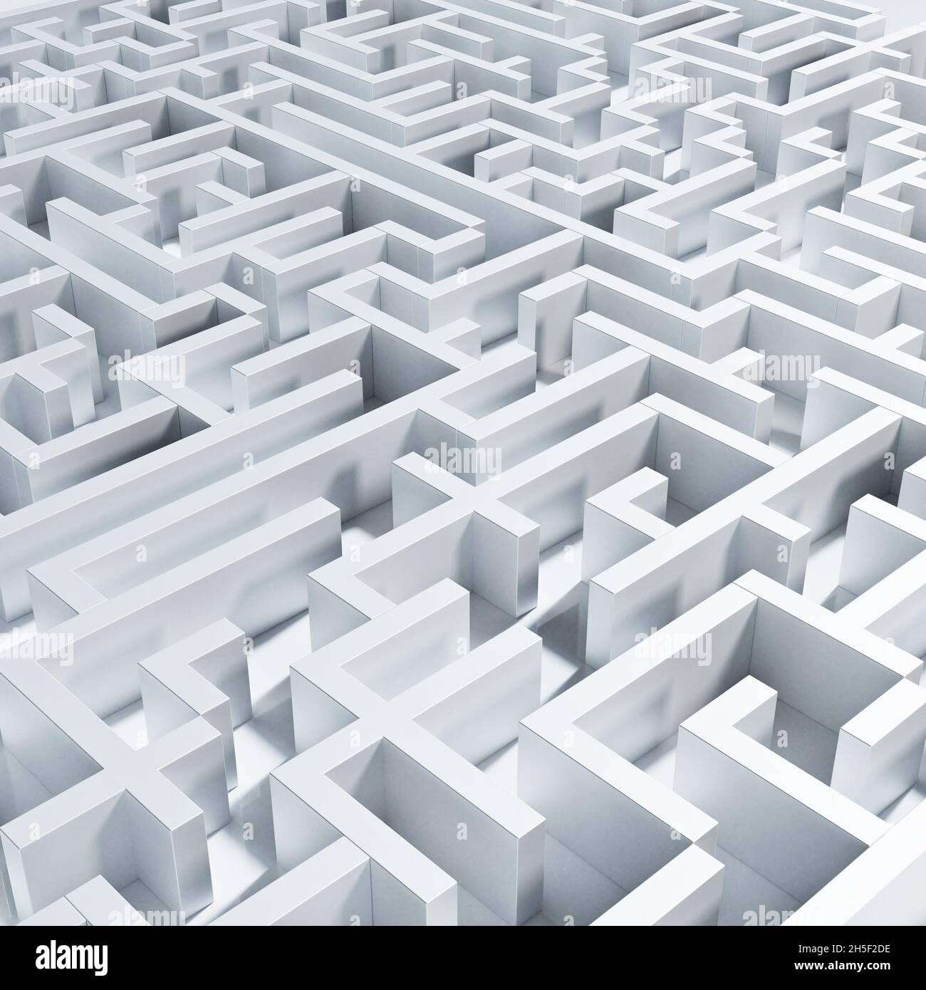 Grey maze hi-res stock photography and images - Alamy