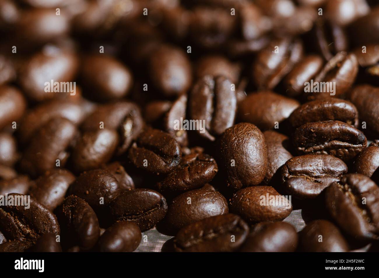 Closeup shot of delicious coffee beans with an amazing aroma Stock ...