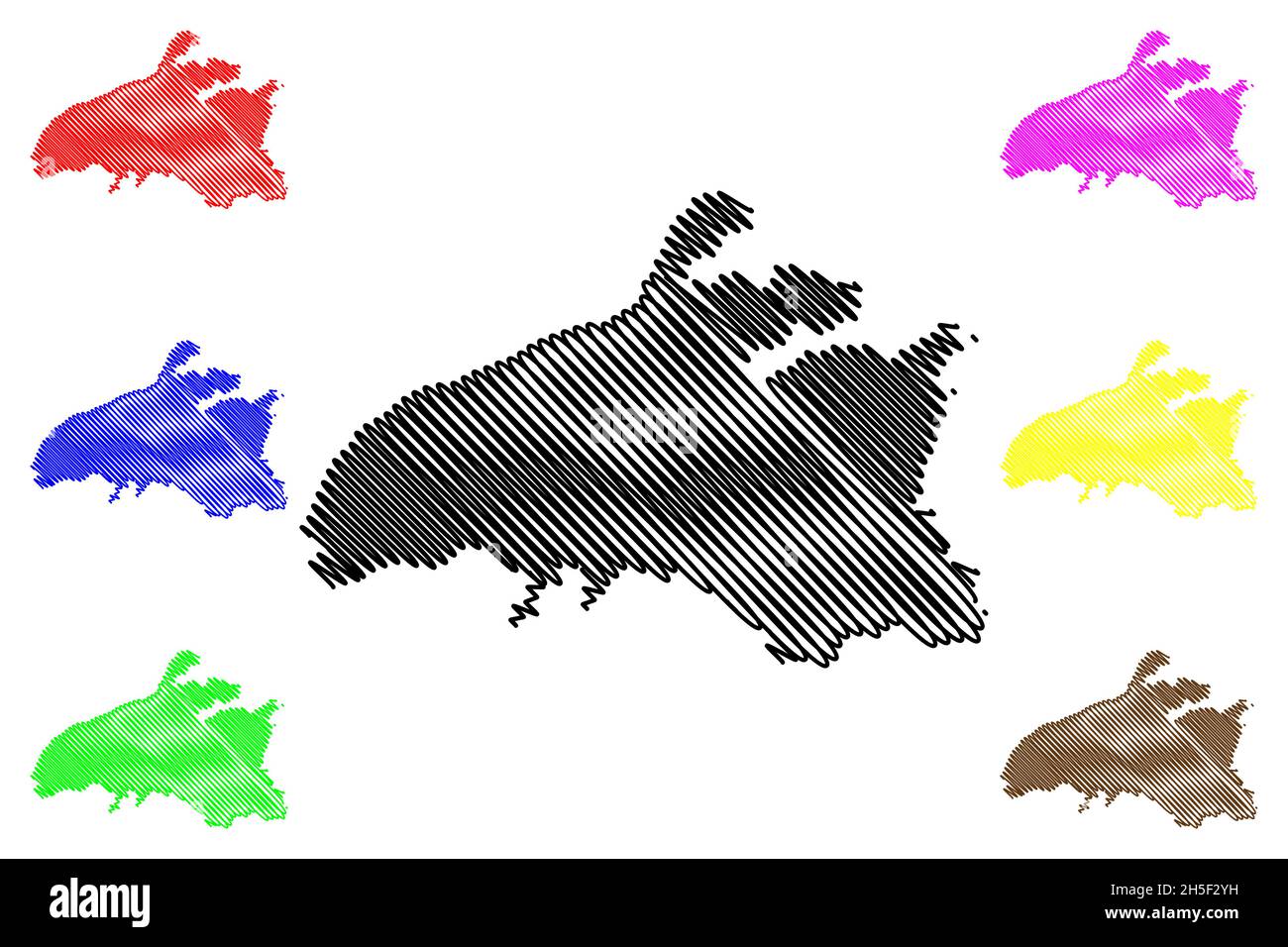 Arwal district (Bihar State, Magadh division, Republic of India) map ...