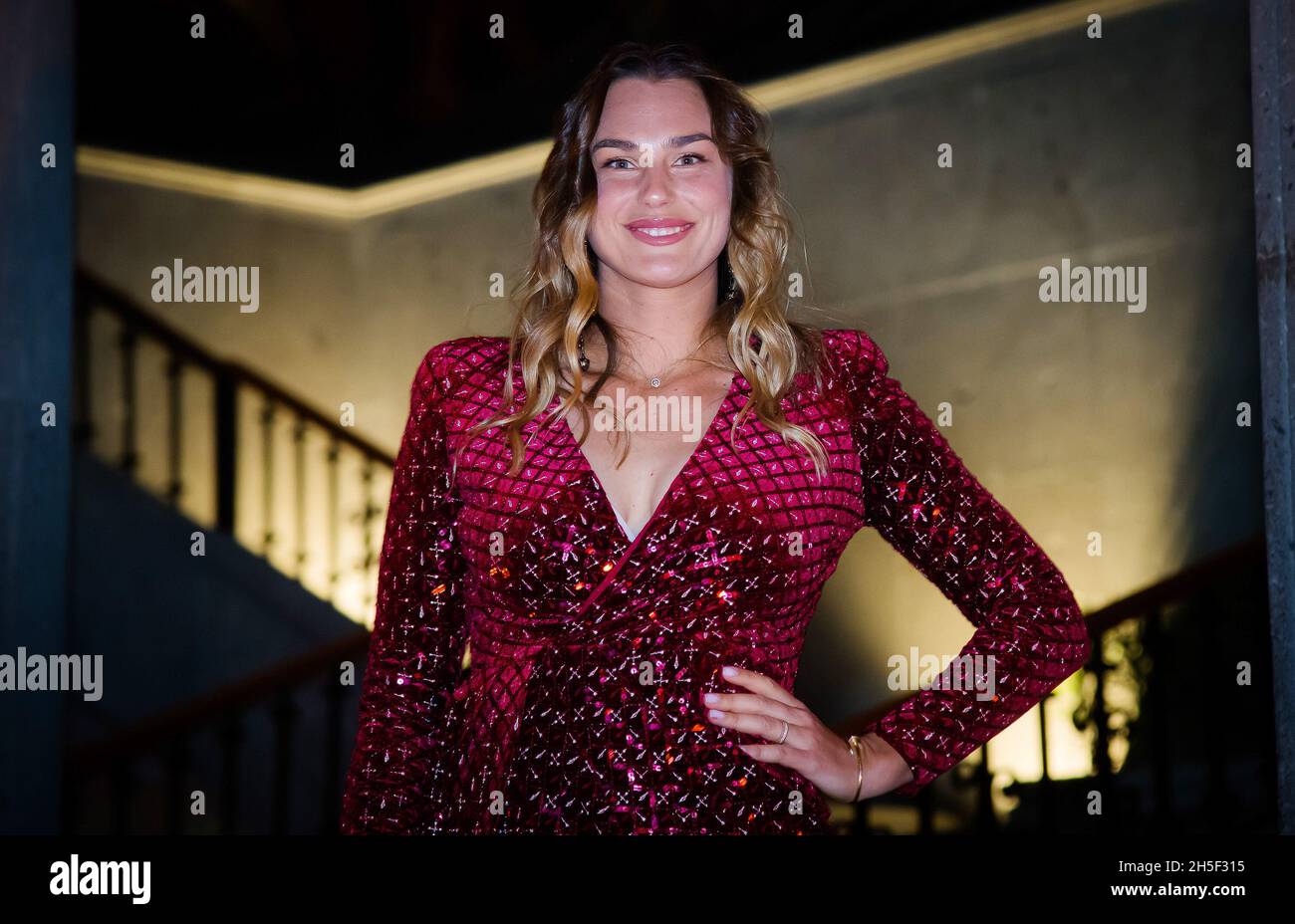 Aryna Sabalenka of Belarus during the photo shoot ahead of ceremony of ...