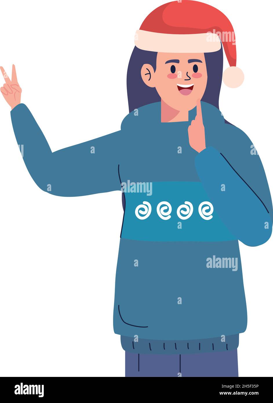 Ugly christmas hat Cut Out Stock Images & Pictures - Alamy