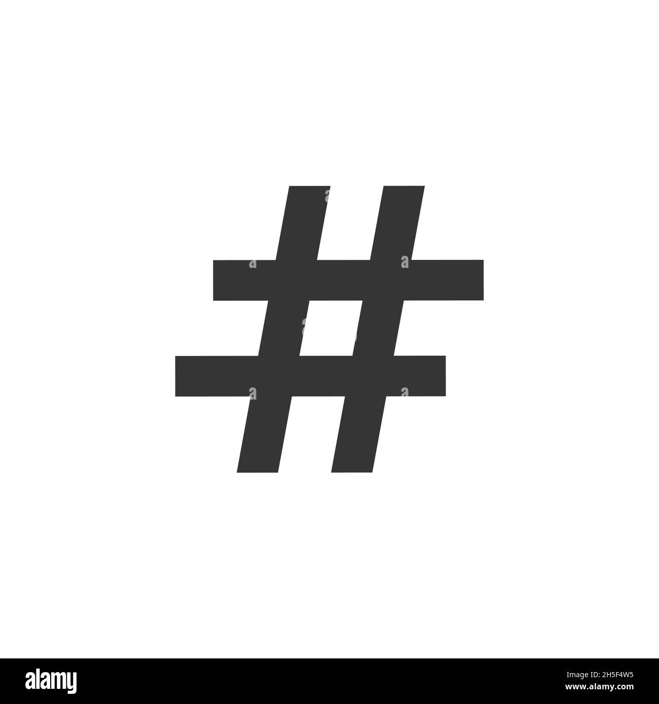 Hashtag social media communication symbol. Vector illustration Stock ...