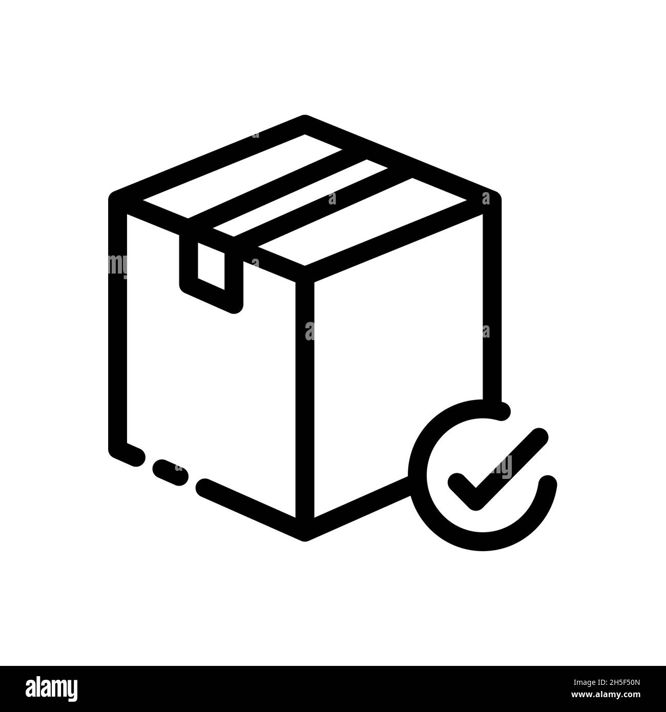 Security concept parcel box Cut Out Stock Images & Pictures - Alamy