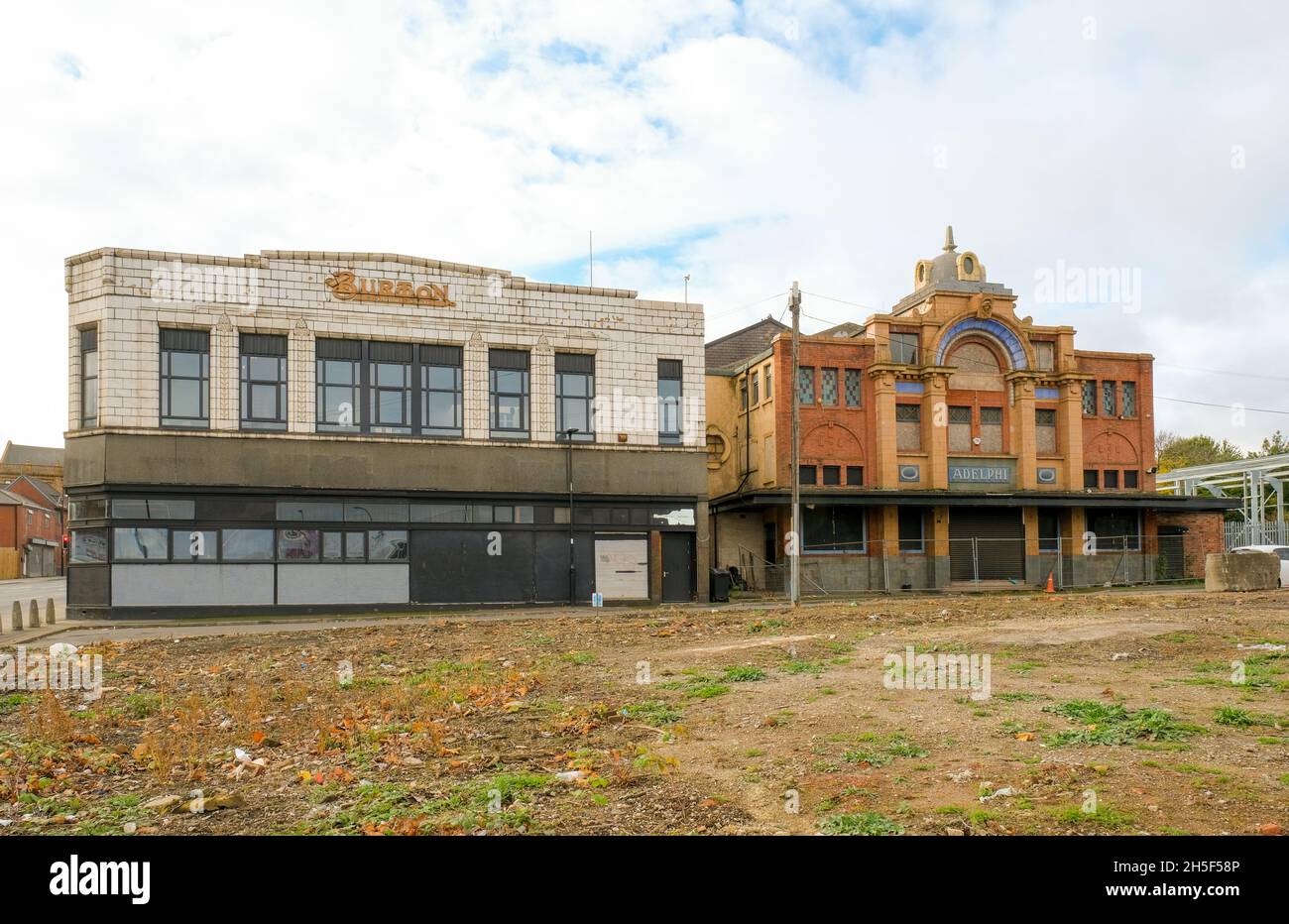 The former Burton's outfitters and Adelphi theatre now standing ...