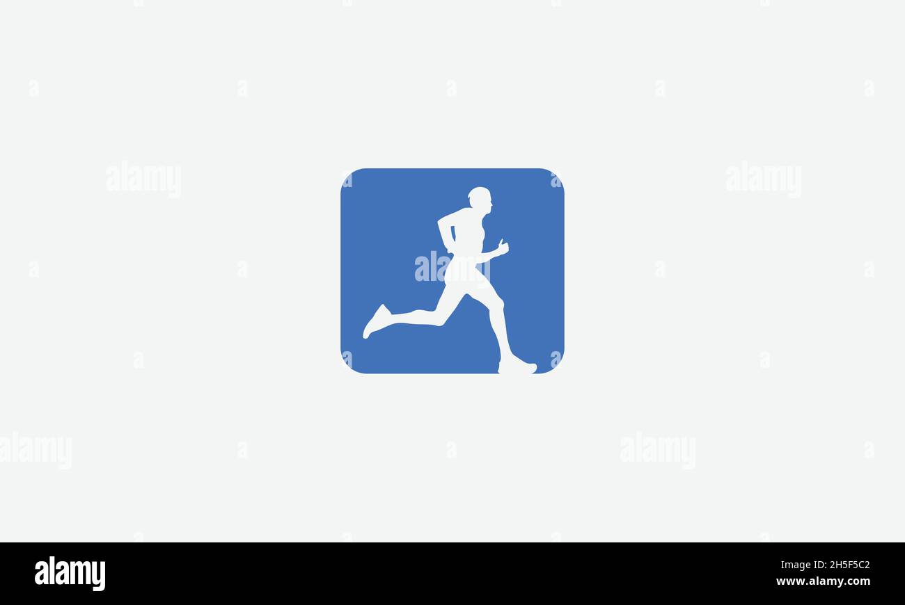 Running logo Stock Vector Images - Alamy